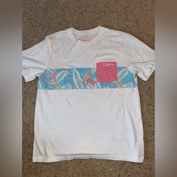 chubbies | Shirts | Chubbies White Shirt Medium | Poshmark